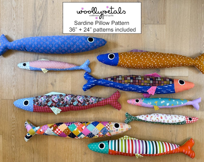 Cute Teeny Tin of Sardines With Fish Scale Design Hanging Metal ...