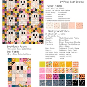 Ghost Party!!! Quilt PDF Pattern Download by Woollypetals - Etsy