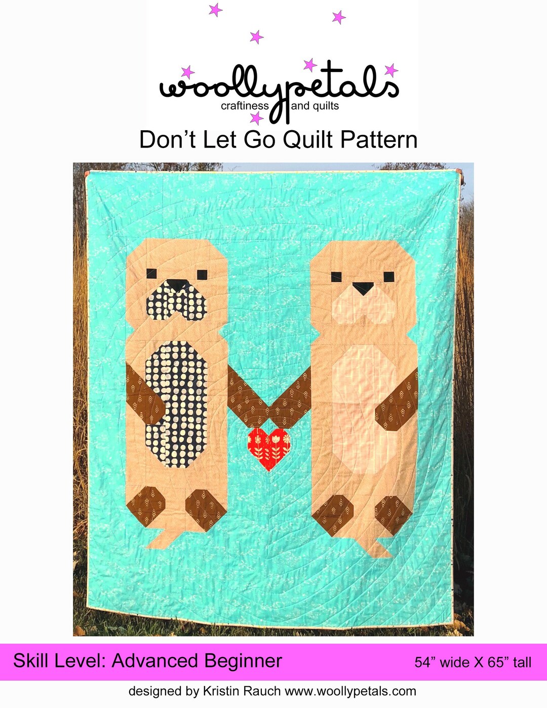 Don't Let Go Quilt PDF Pattern Download by Woollypetals - Etsy