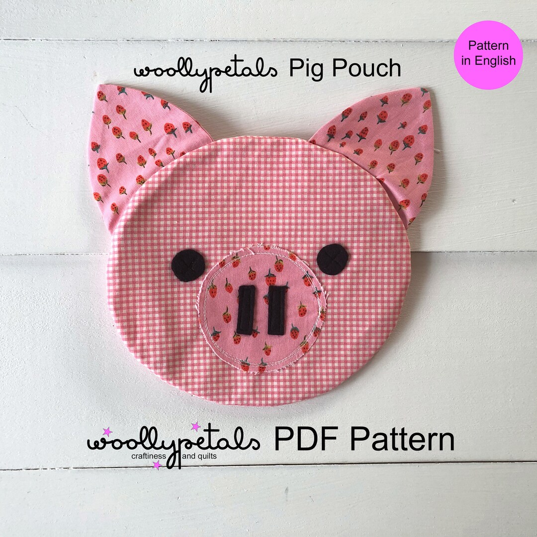 Pig Pouch PDF Pattern - Etsy