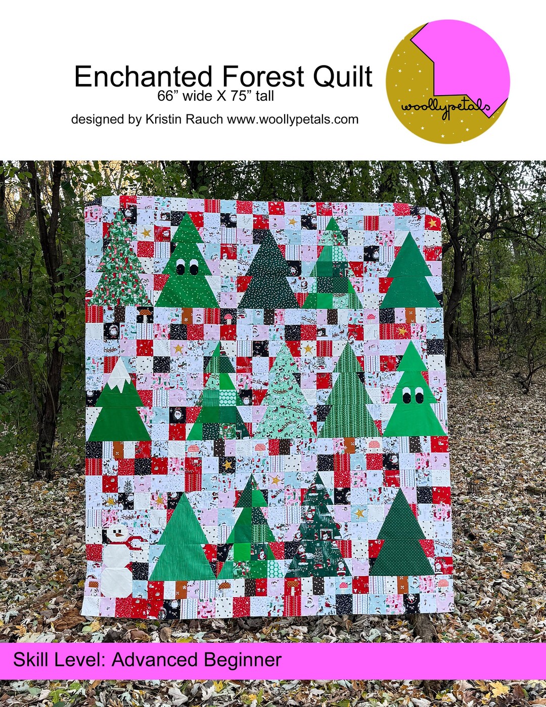 PDF Pattern Enchanted Forest Quilt Pattern PDF Download - Etsy