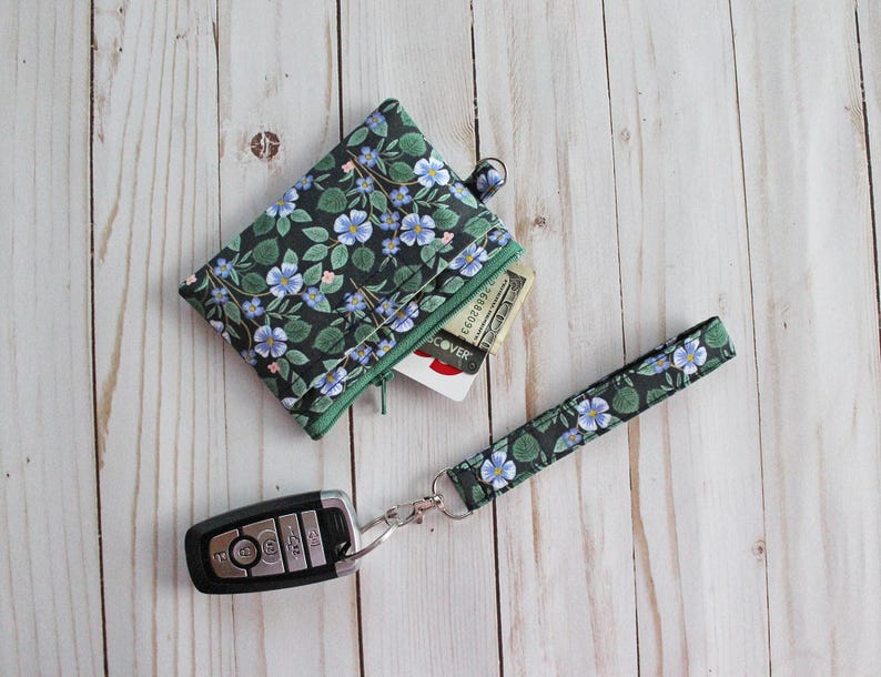 Floral Print ID Wristlet: Rifle Paper Co. Mini Wallet - LAST ONES - Etsy