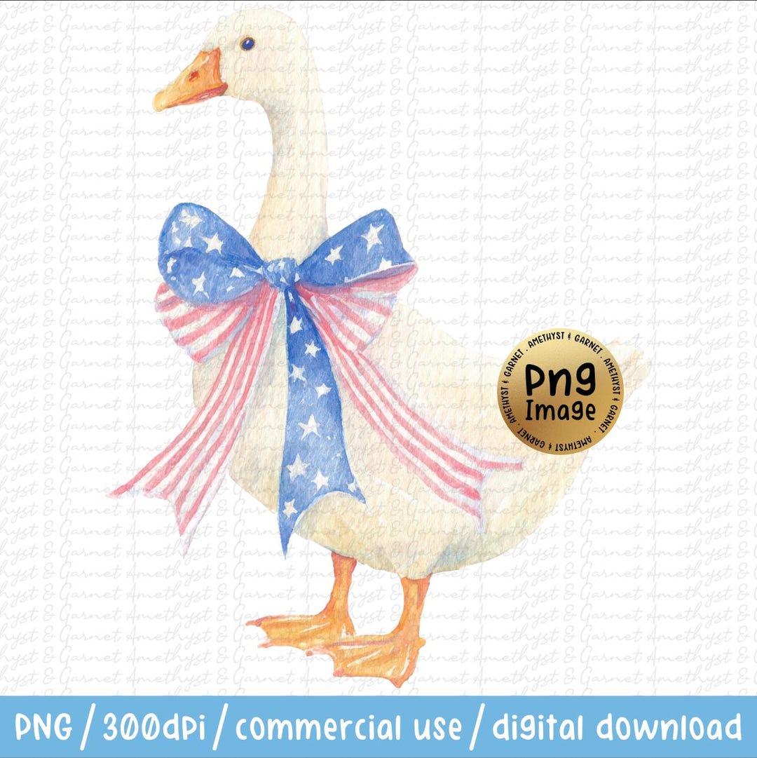 Silly Goose American Bow PNG || Sweet Duck With Bow || Mama Goose ...