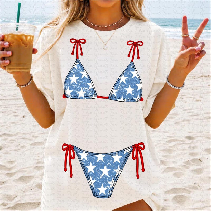 White Camo Bikini - Etsy