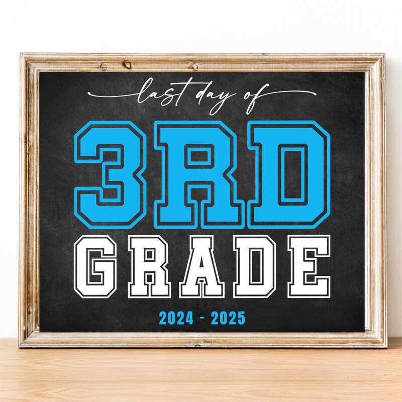 3rd Grade Sign - Etsy