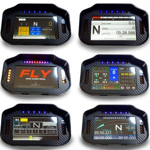 20 LED 5" Inch Touchscreen Sim Racing Dashboard, Racing Simulator ...