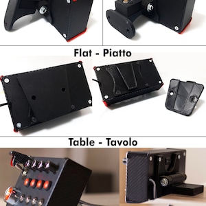 Button Box Sim Racing Console, 22 Functions, Ignition Lever and Start ...