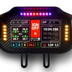 20 LED 5" Inch Touchscreen Sim Racing Dashboard, Racing Simulator ...