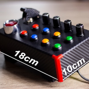 Button Box Sim Racing Console, 22 Funzioni, Leva Ignizione E Start ...