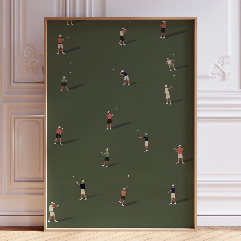 Golf Print - Etsy