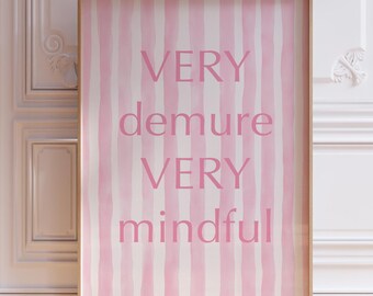 Very Demure Very Mindful Digital Print - Etsy