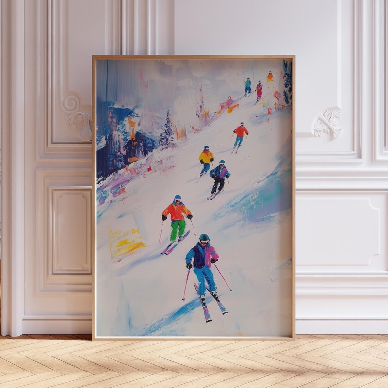 Ski Poster - Etsy