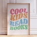 DIGITAL DOWNLOAD | Book Poster for Kids | Kids Reading Print | Bookish ...