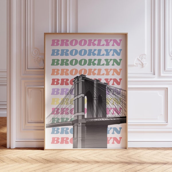 Brooklyn Poster - Etsy
