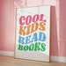 DIGITAL DOWNLOAD Book Poster for Kids Kids Reading Print Bookish ...