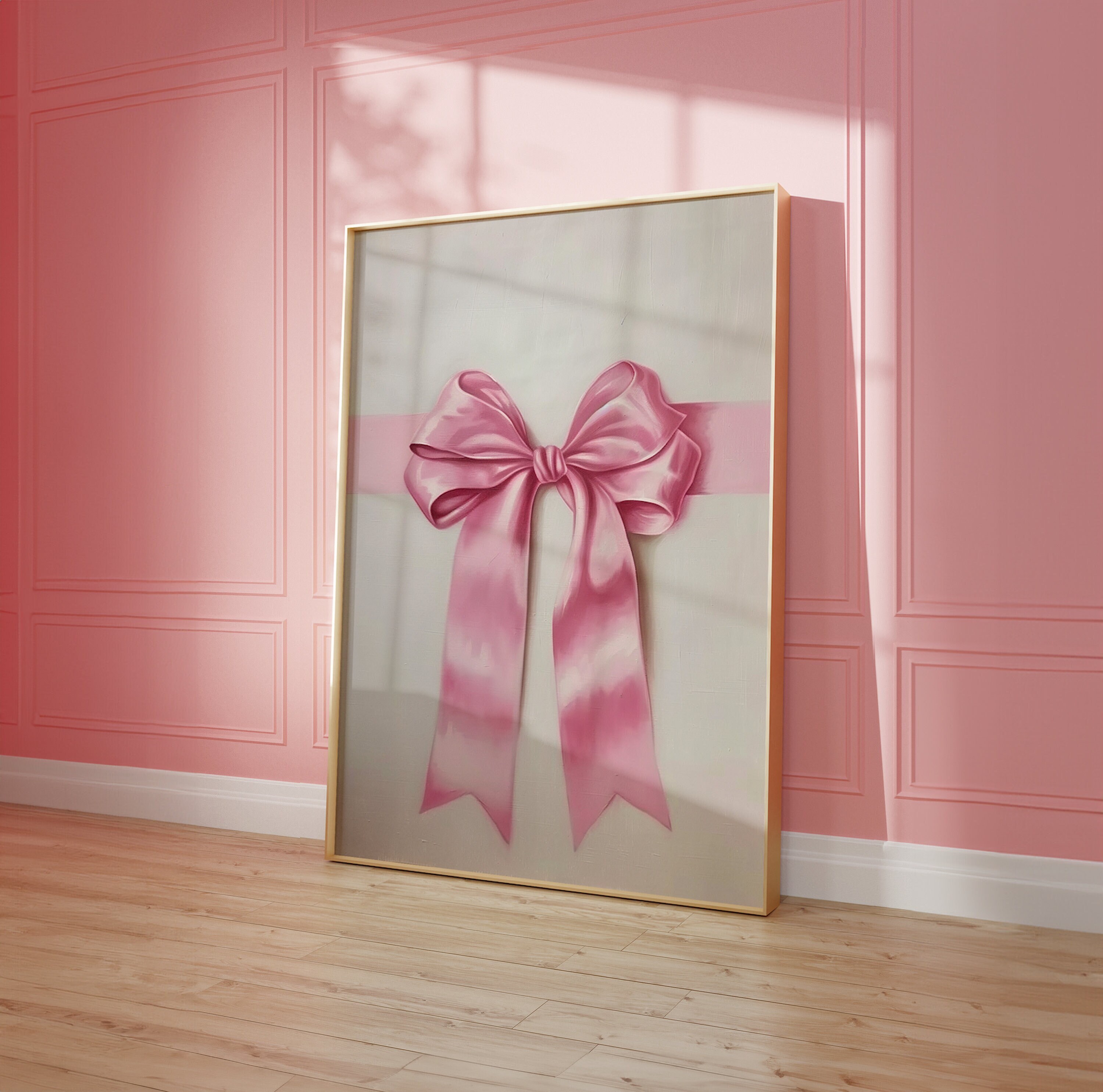 Coquette Room Decor Coquette Poster Pink Bow Poster Coquette Decor ...