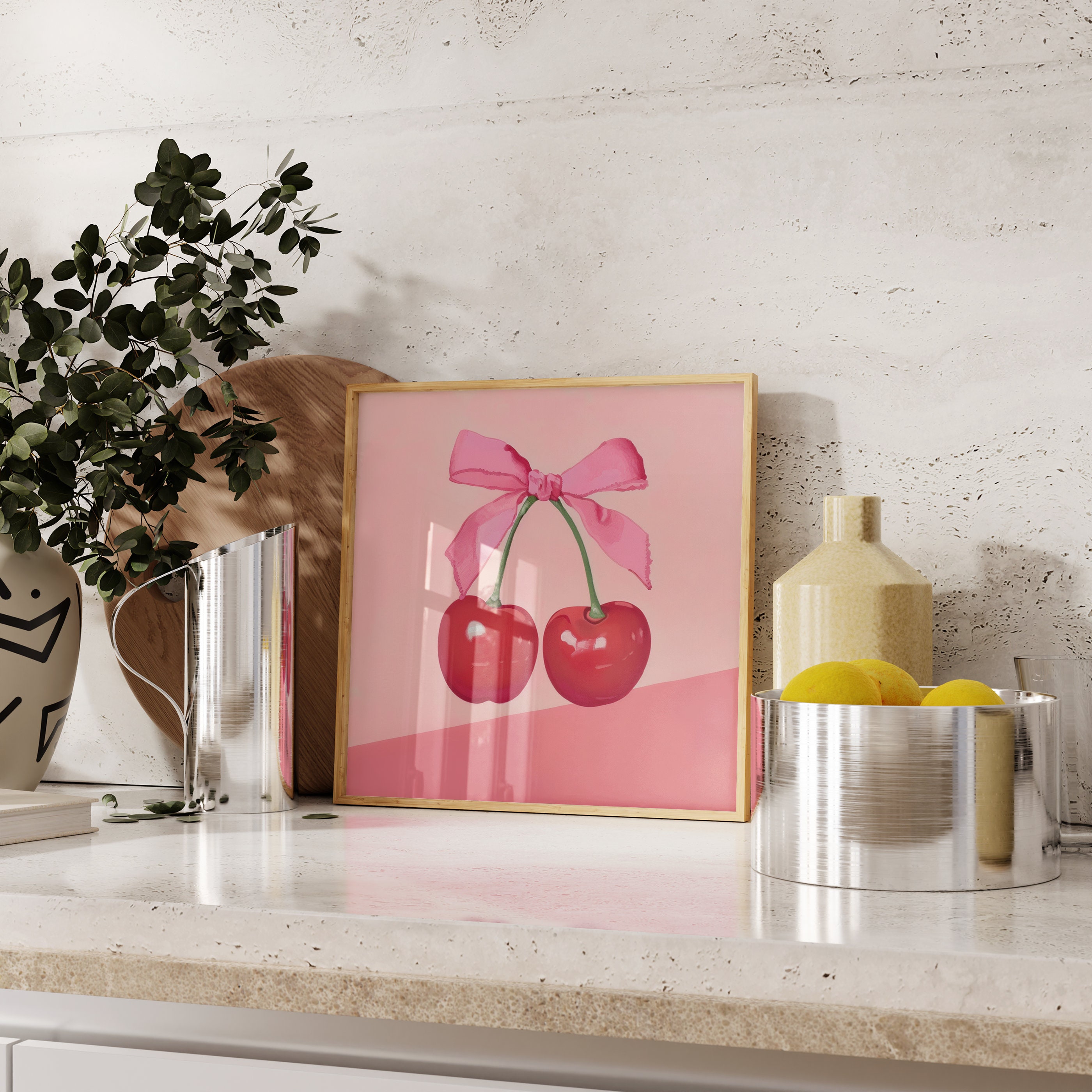 Coquette Room Decor Coquette Decor Cherry Decor Coquette Wall Art ...