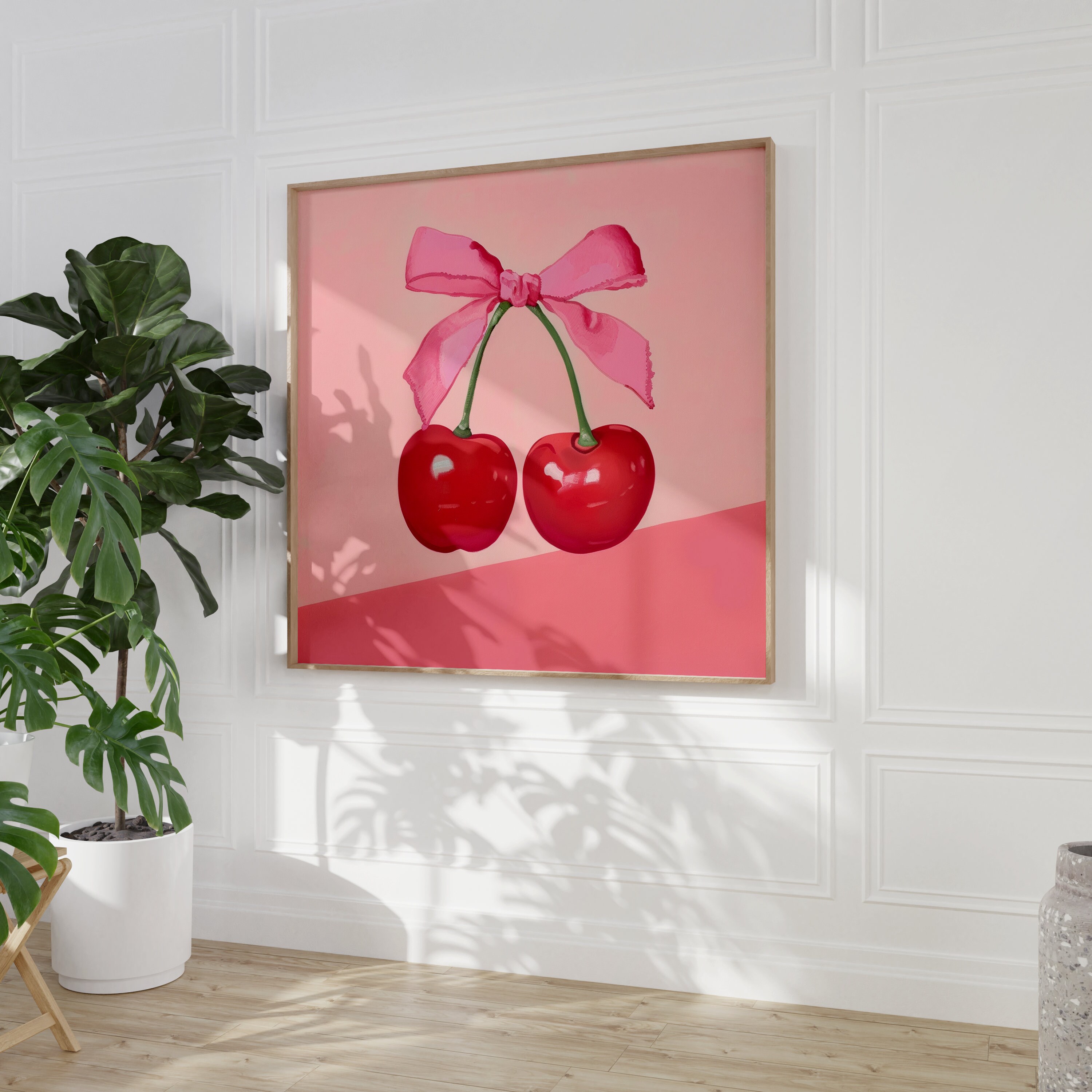 Coquette Room Decor Coquette Decor Cherry Decor Coquette Wall Art ...