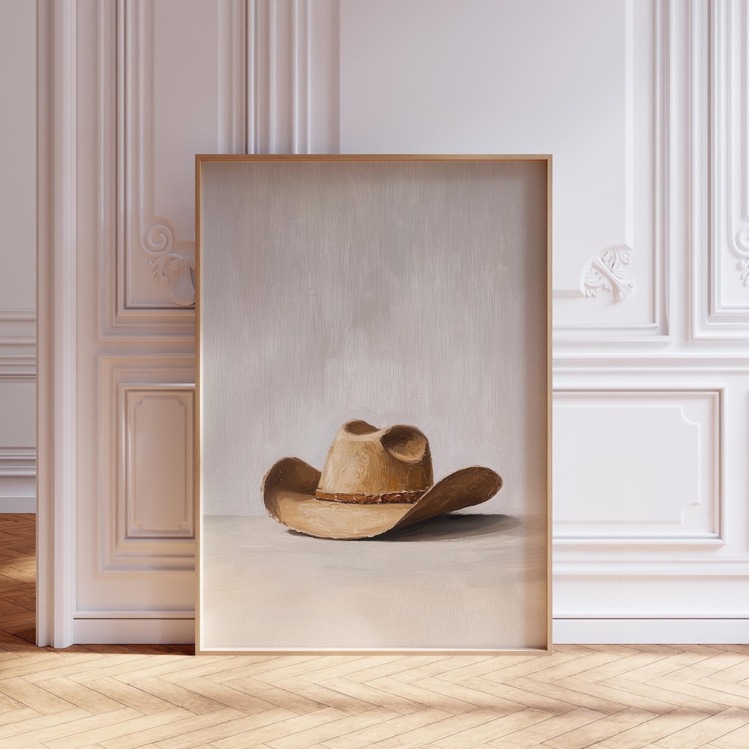 Cowboy Hat Art Print | Cowboy Hat Wall Decor | Southwestern Wall Art ...