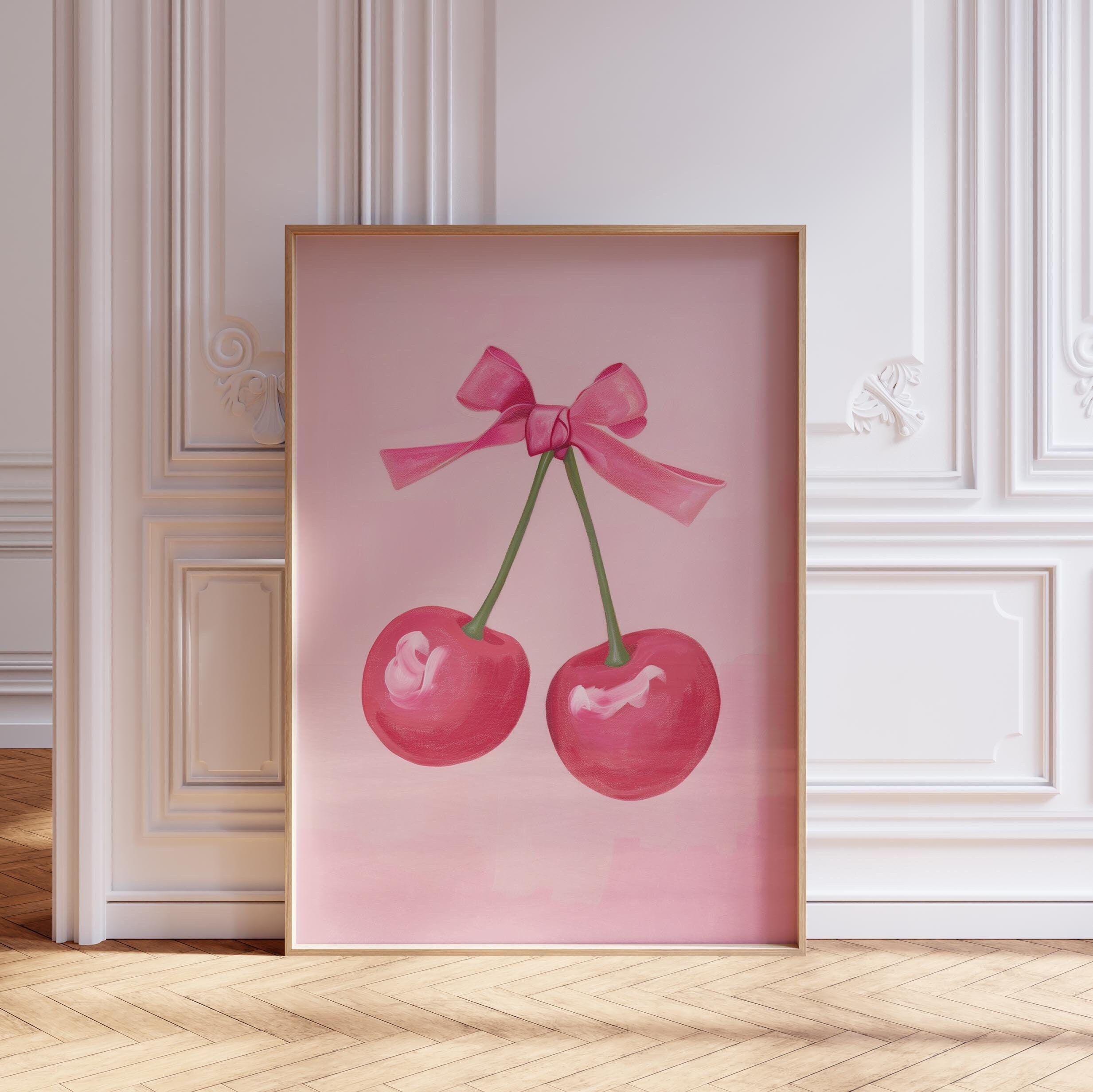Coquette Room Decor Coquette Poster Cherry Print Cherry Art Print ...
