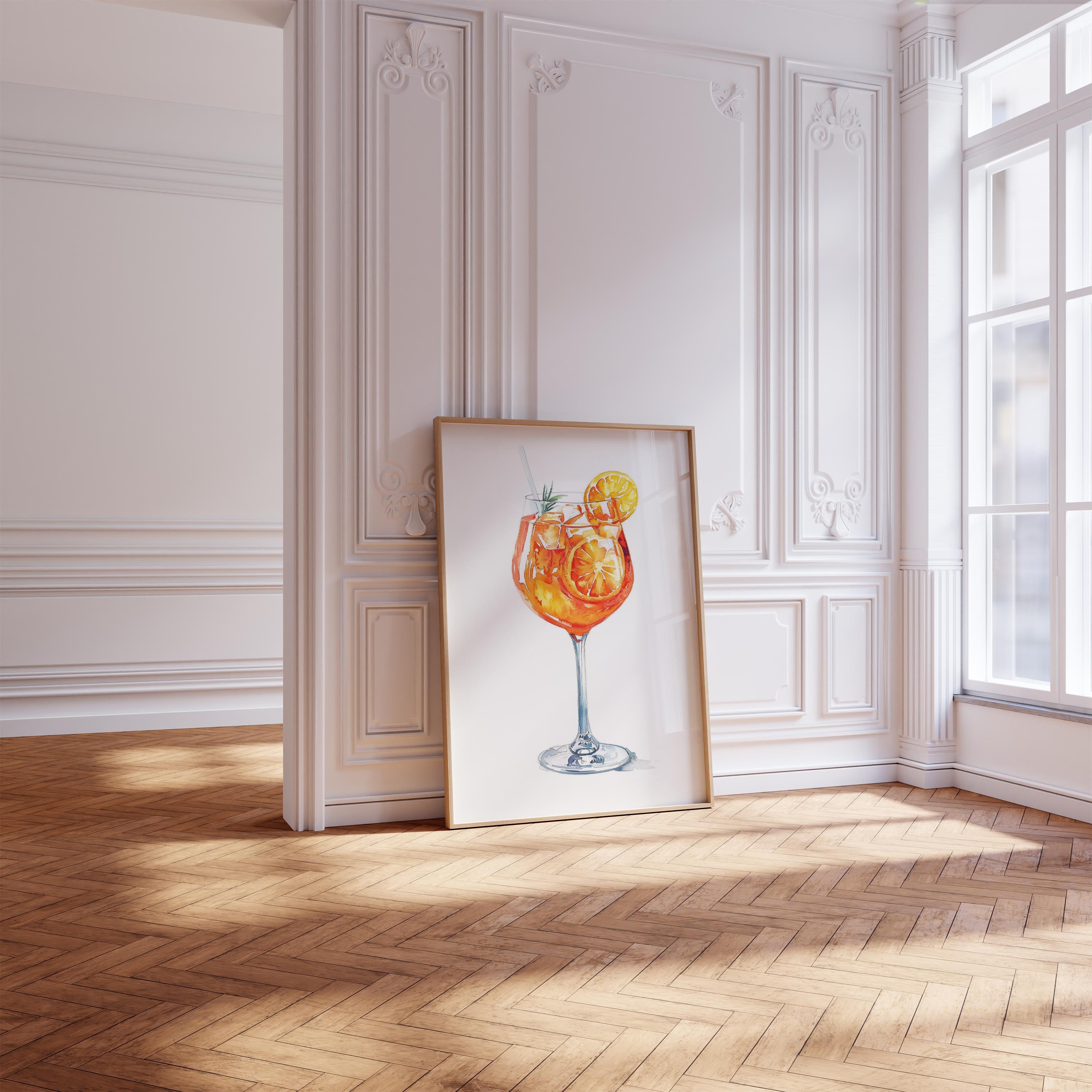 Aperol Spritz Print Aperol Spritz Poster Summer Cocktail Poster Girly ...