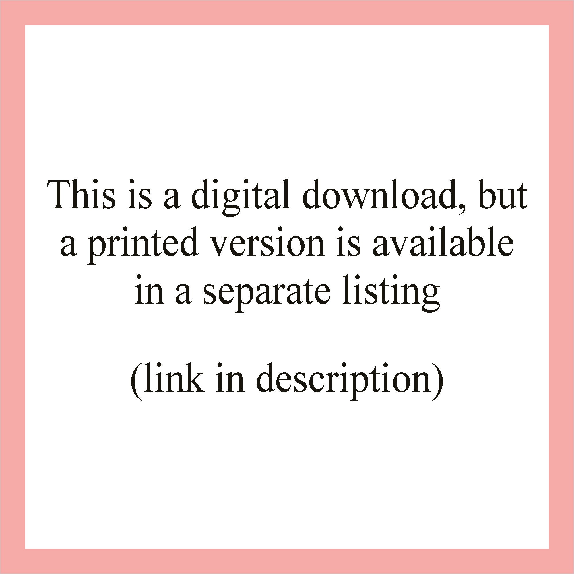 DIGITAL DOWNLOAD Book Poster for Kids Kids Reading Print Bookish ...