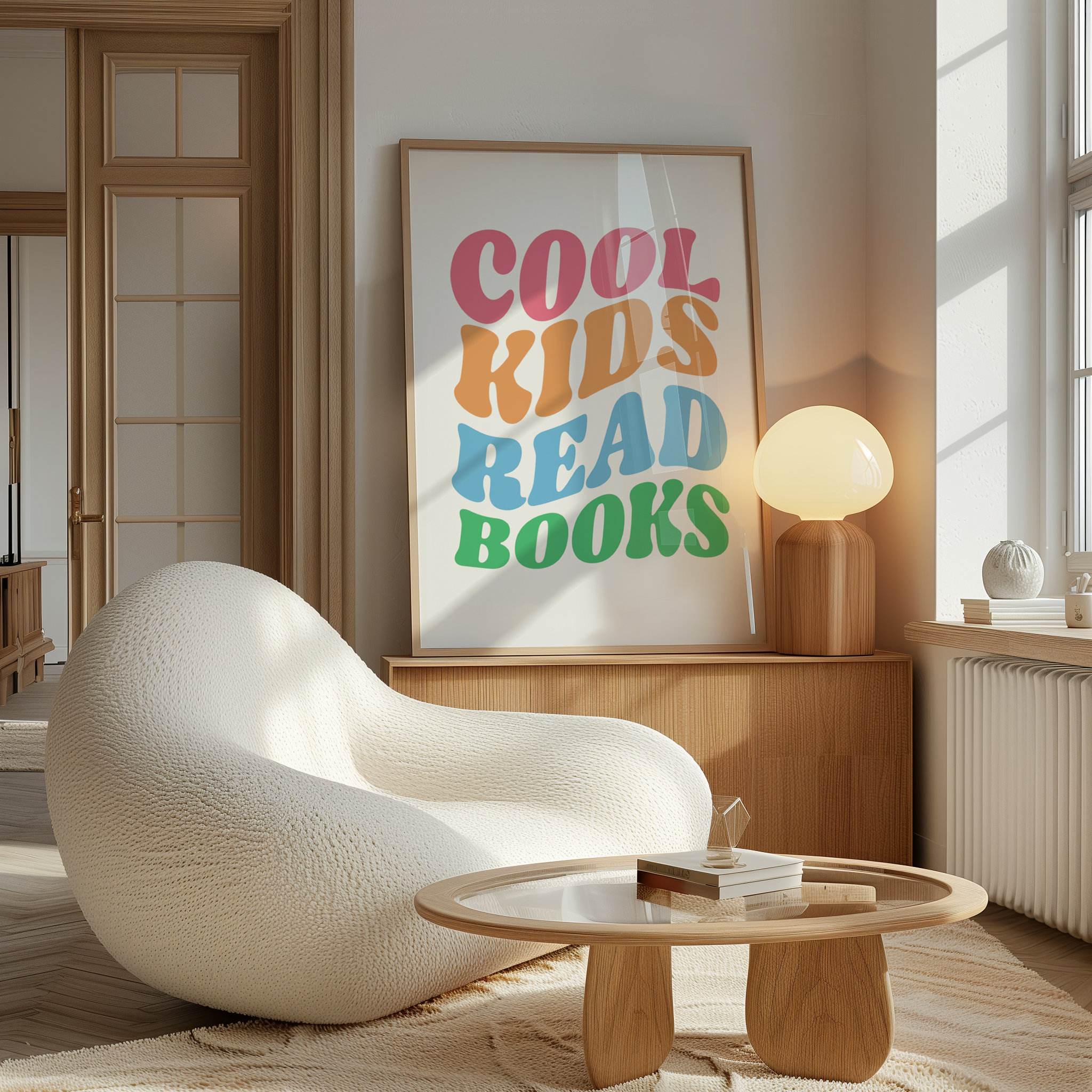 DIGITAL DOWNLOAD Book Poster for Kids Kids Reading Print Bookish ...