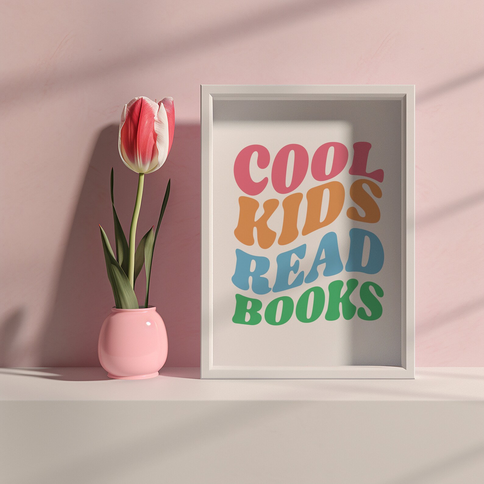 DIGITAL DOWNLOAD Book Poster for Kids Kids Reading Print Bookish ...