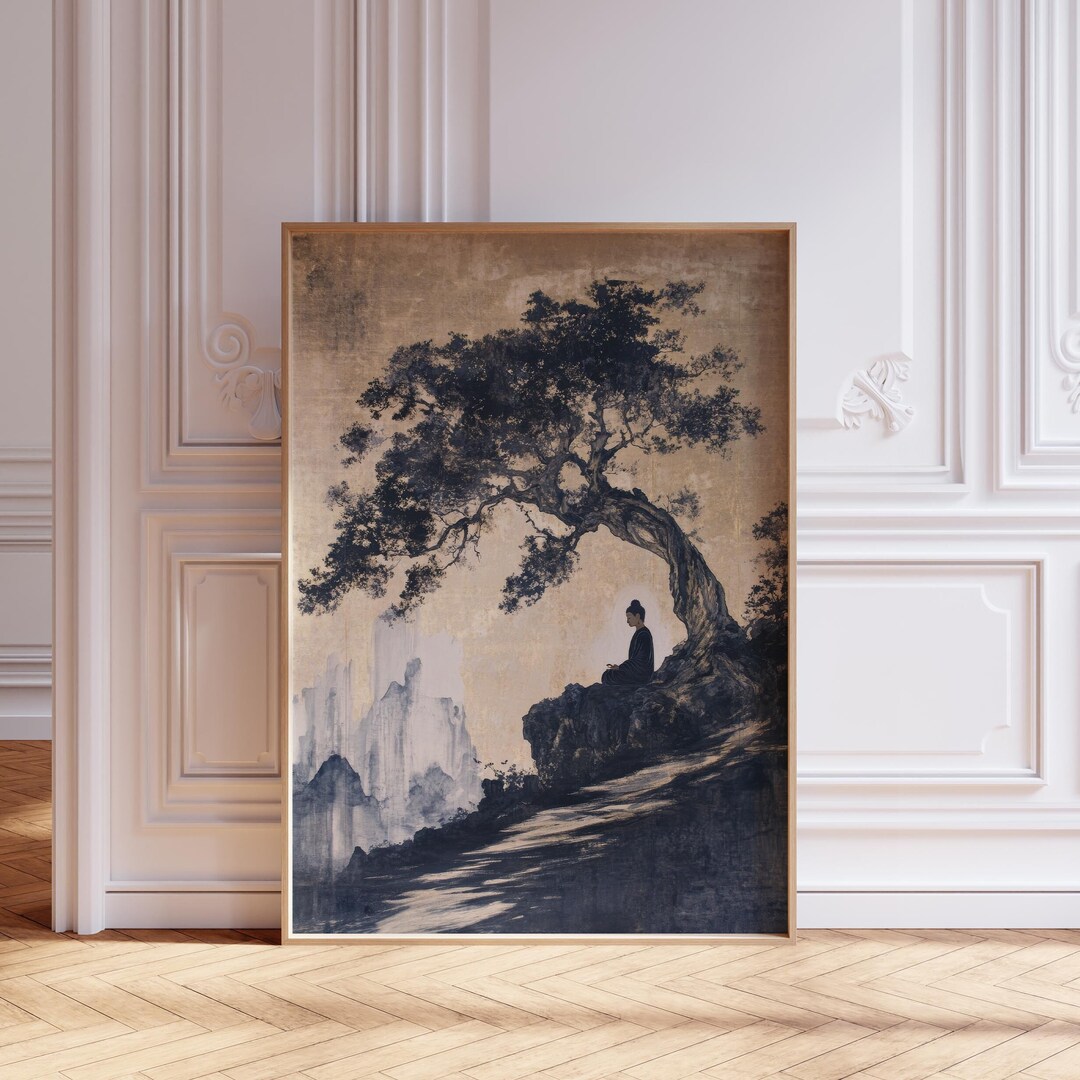 Minimalist Buddha Wall Art | Buddha Print | Gautama Buddha Poster | Zen ...