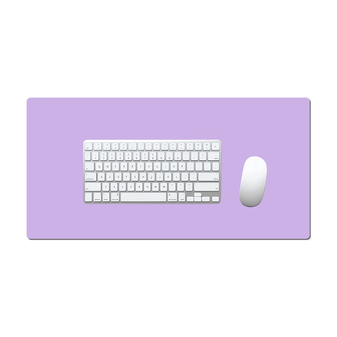 Purple Desk Mat | Solid Color Deskmat | Basic Desk Mat | Cute Desk Mat ...