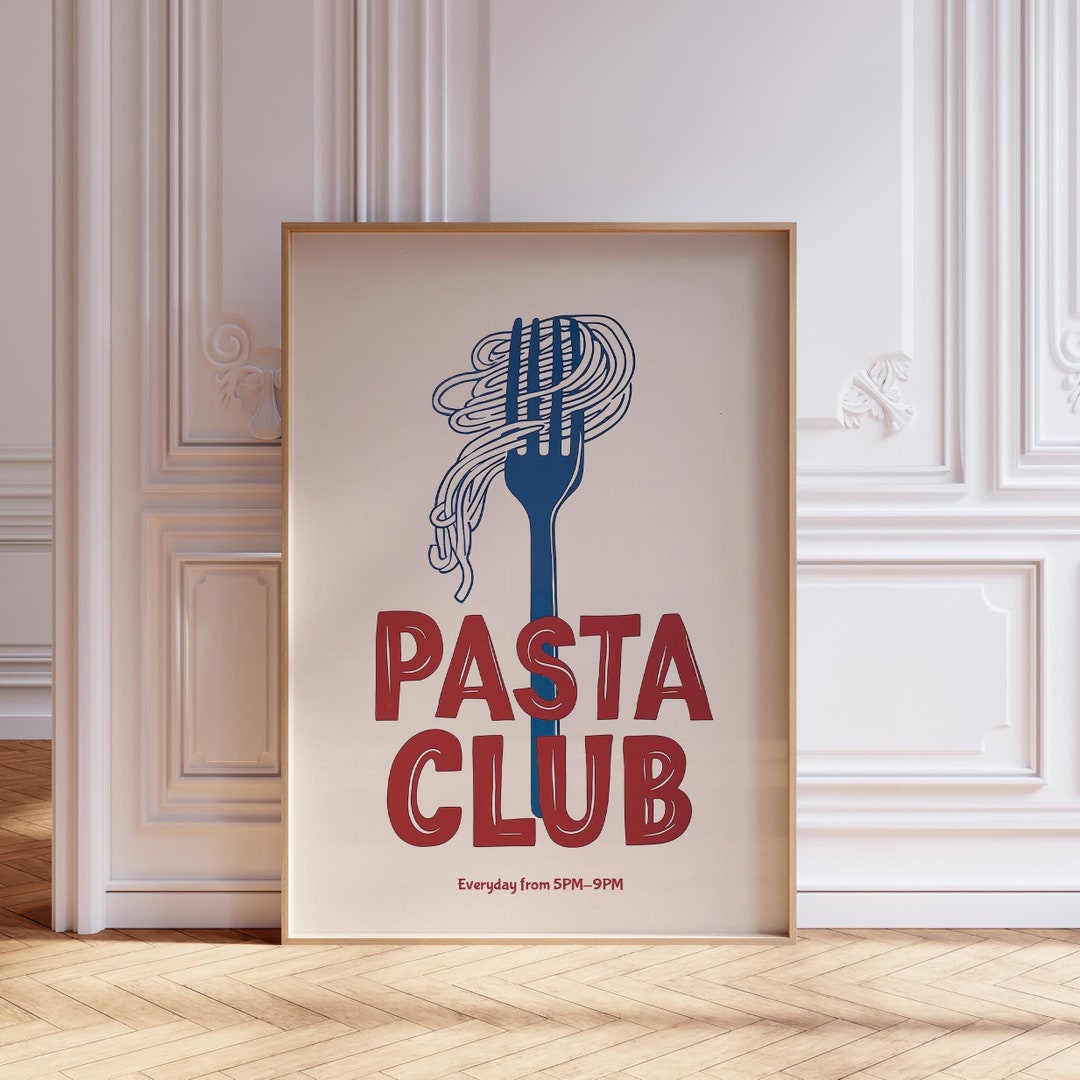 DIGITAL DOWNLOAD | Pasta Art Print | Pasta Kitchen Wall Print | Pasta ...