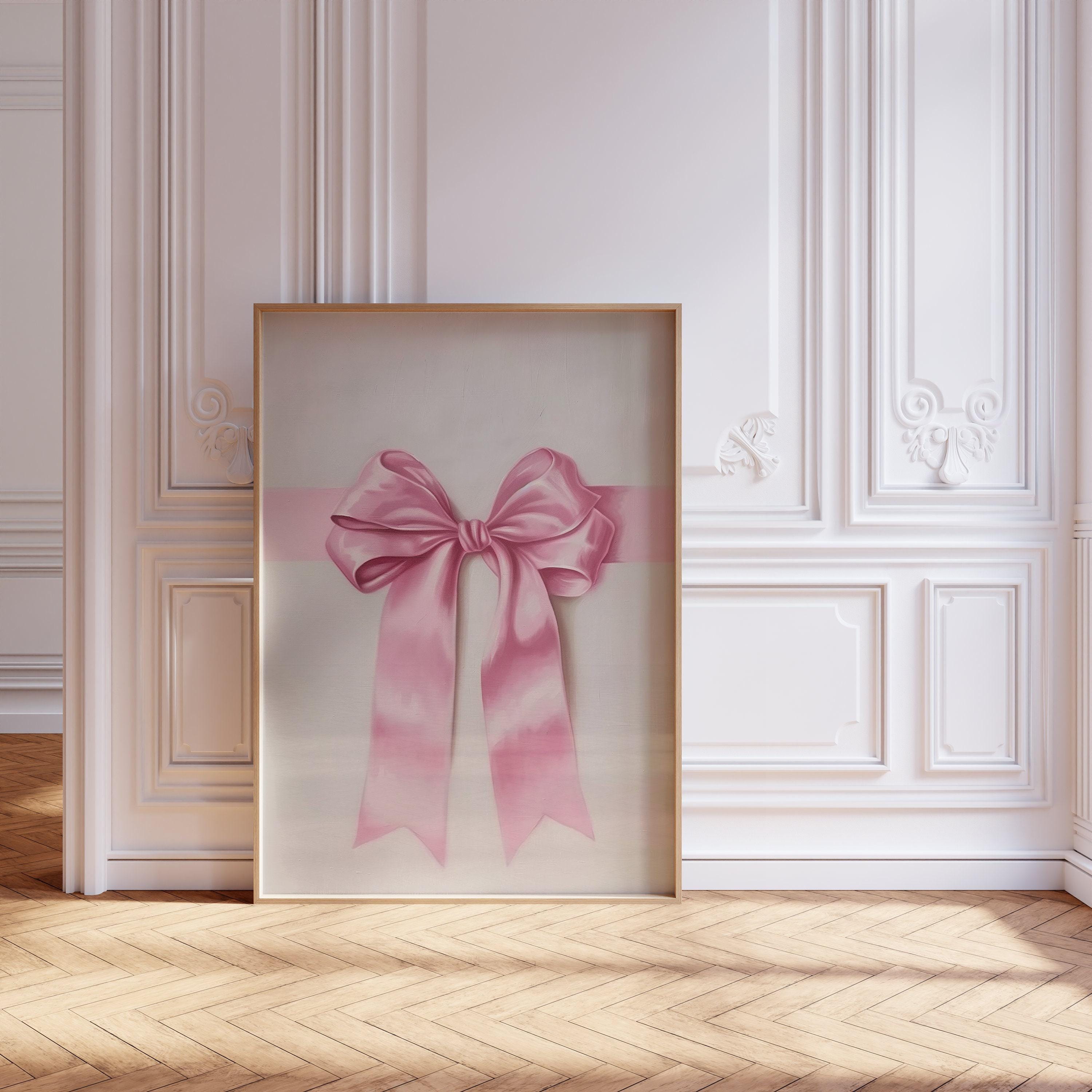 Coquette Room Decor | Coquette Poster | Pink Bow Poster | Coquette ...