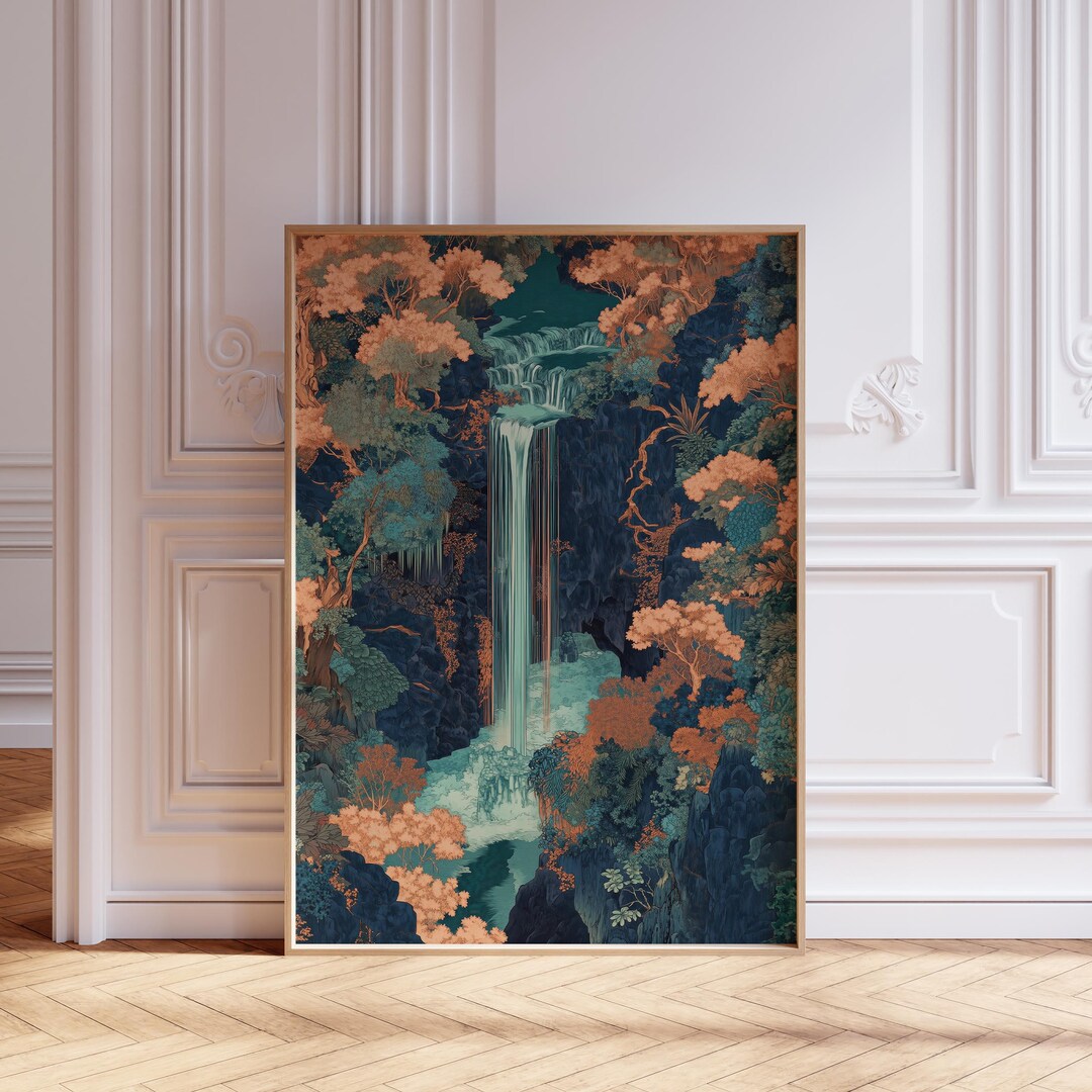 Japandi Wall Art | Asian Art Print | Landscape Japandi Art | Minimalist ...