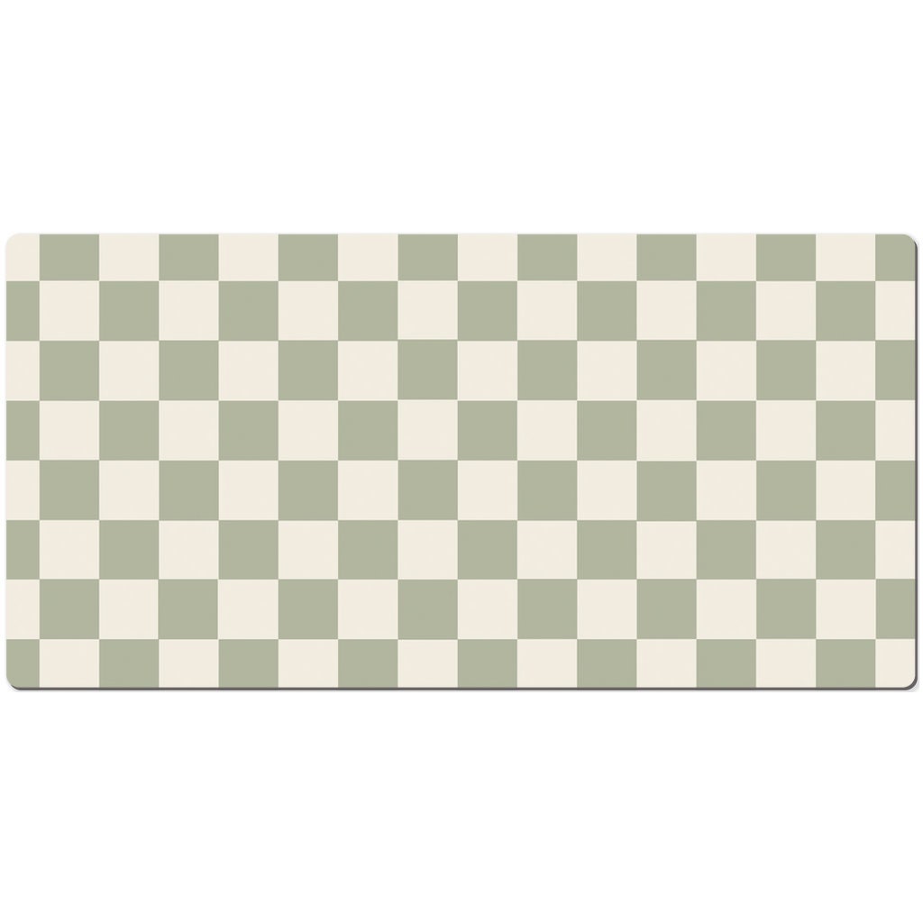 Sage Green Desk Mat | Retro Green Desk Pad | Geometric Cute Desk Pad ...