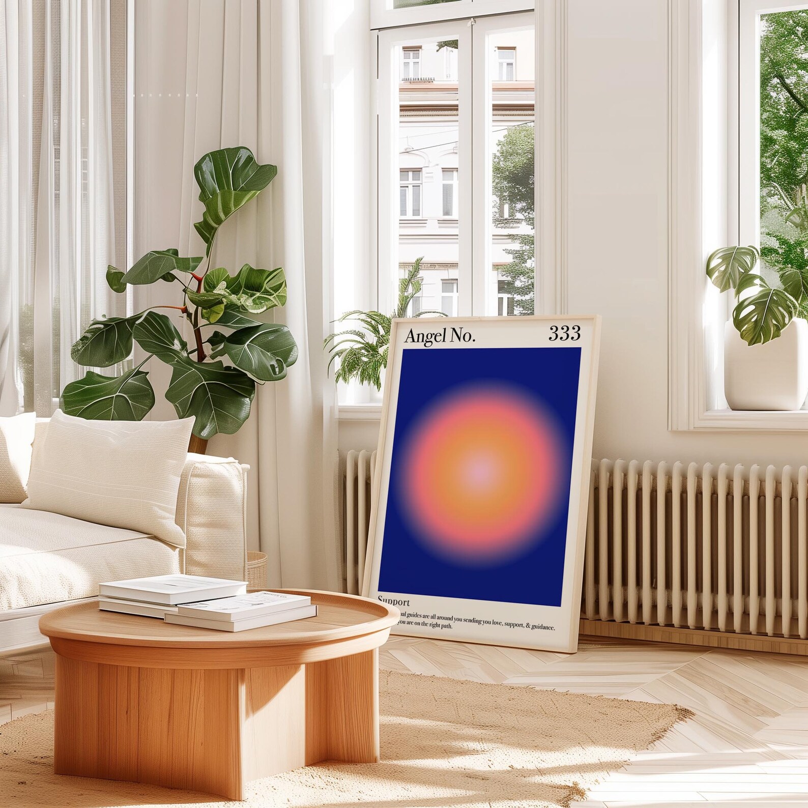 DIGITAL DOWNLOAD Blue Angel Number Poster Blue Aura Poster Aura Print ...