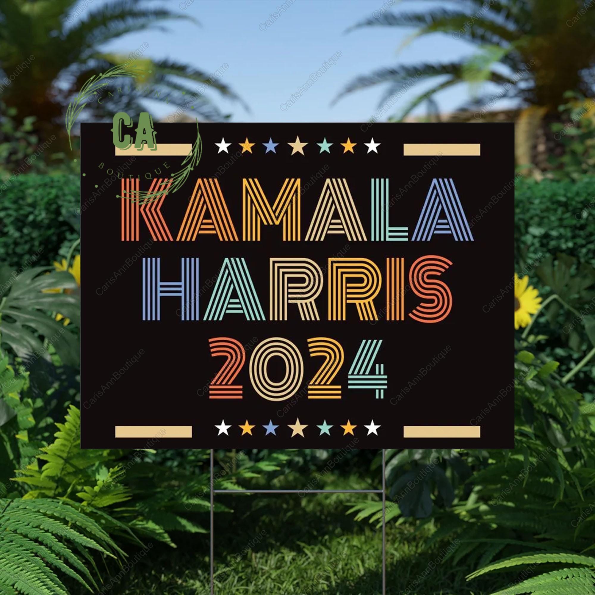 Kamala Harris Yard Sign, Kamala Harris for President 2024 Yard Sign ...