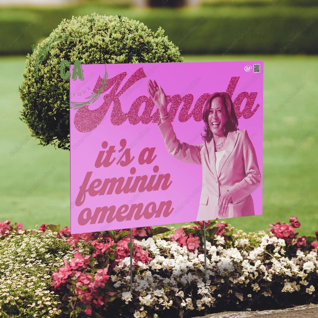Kamala Harris Madam President Yard Sign, Harris Walz 2024 Lawn Sign ...
