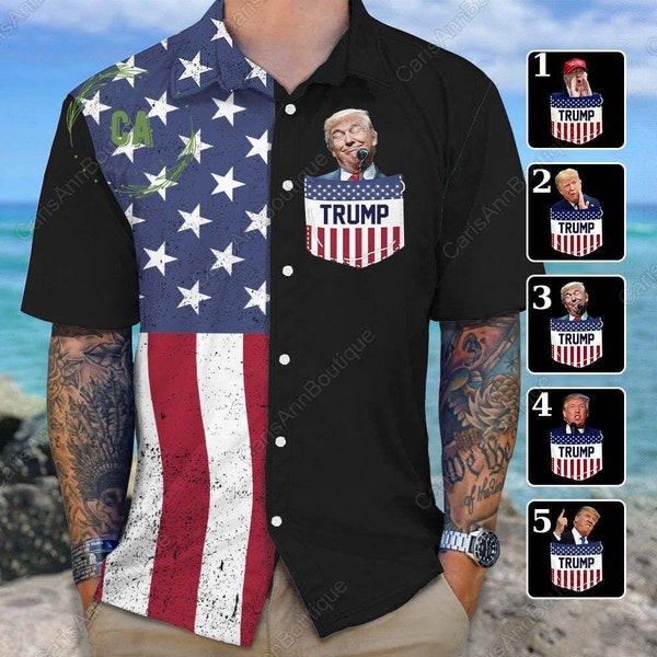 Donald Trump Button Down Shirt - Etsy