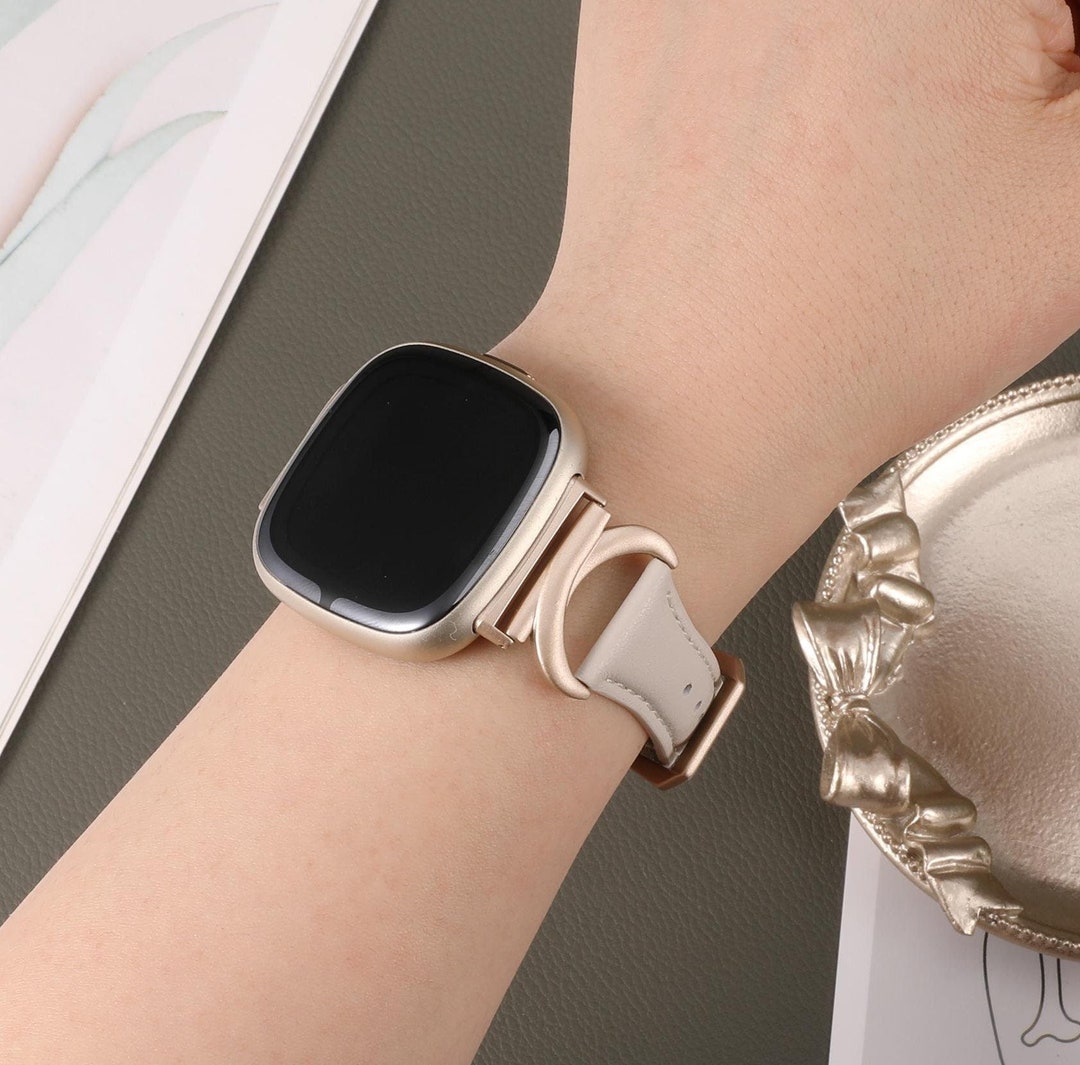 Leather Bands for Fitbit Versa 4 Band /fitbit Versa 3 Band/fitbit Sense ...