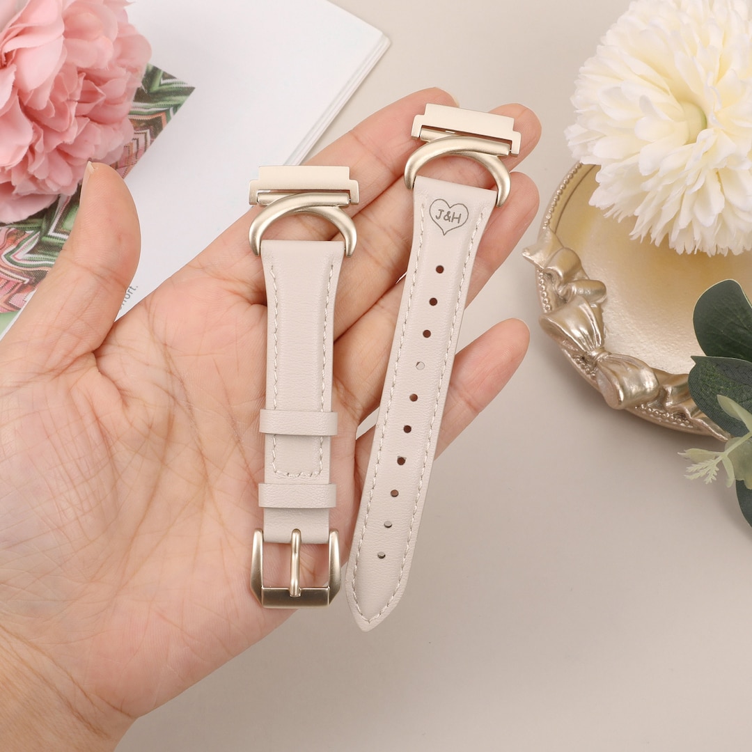 Personalized Leather Bands for Galaxy Watch 7/fe/6/5/4/active 2 40mm ...