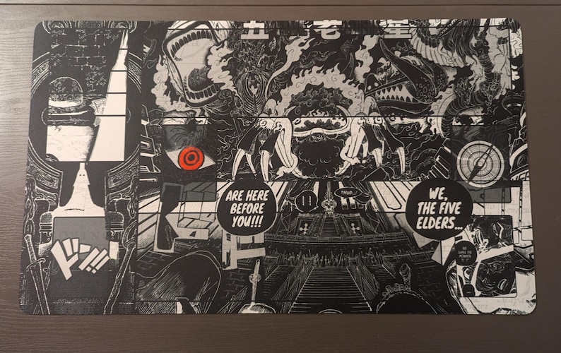Imu Gorosei Five Elders Playmat One Piece OPTCG Digital Image Download ...
