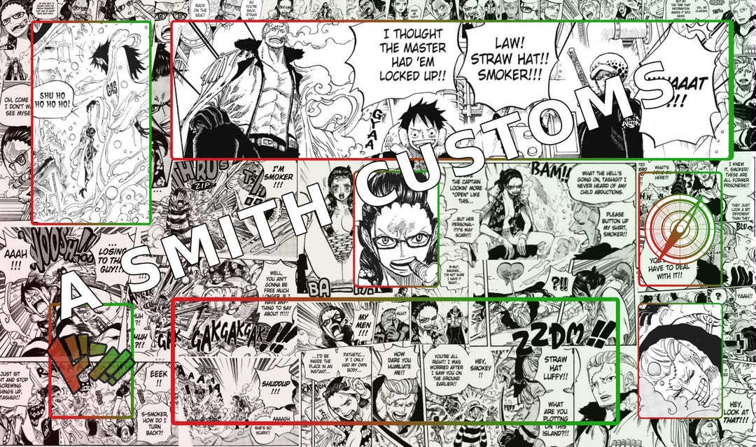 Smoker Tashigi Playmat One Piece OPTCG Digital Image Download Only - Etsy