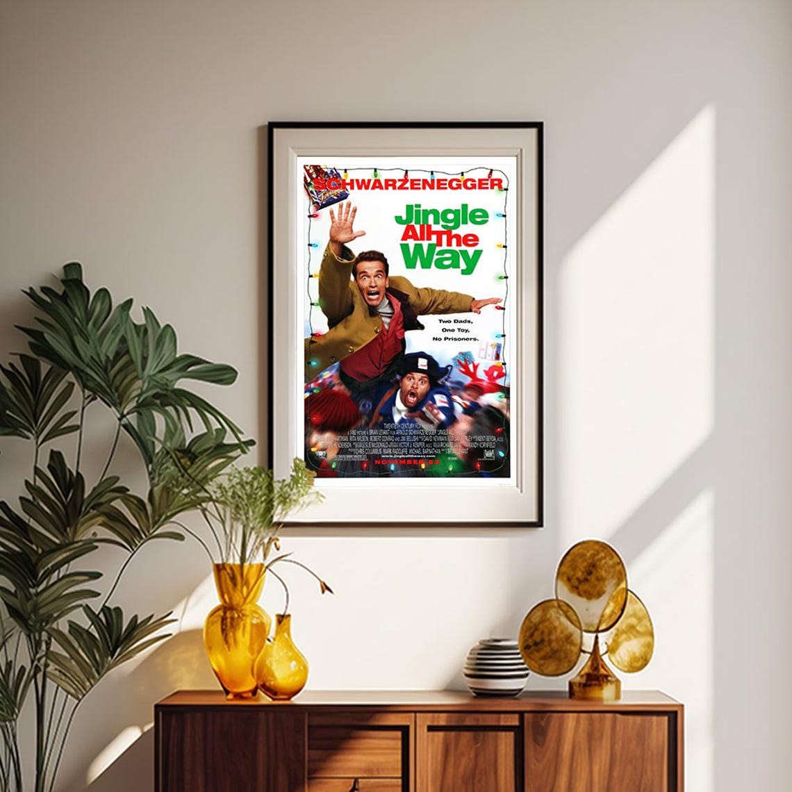 Jingle All the Way Poster, Original Movie Poster, Wall Art Painting ...