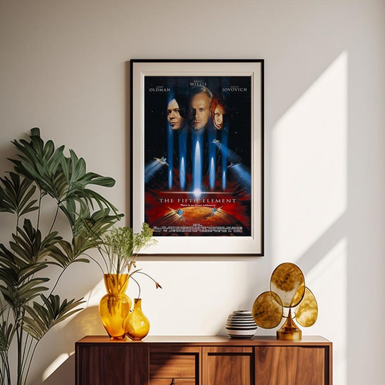 The Fifth Element Poster, Original Movie Poster, Wall Art Painting ...