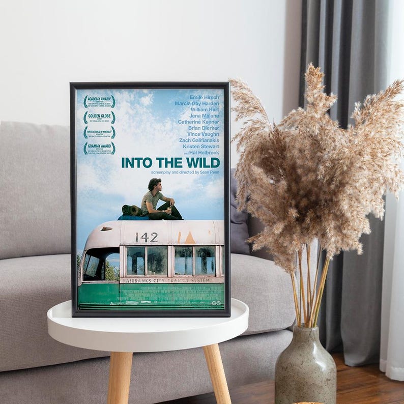 Into the Wild Poster, Original Movie Poster, Wall Art Painting, Home ...