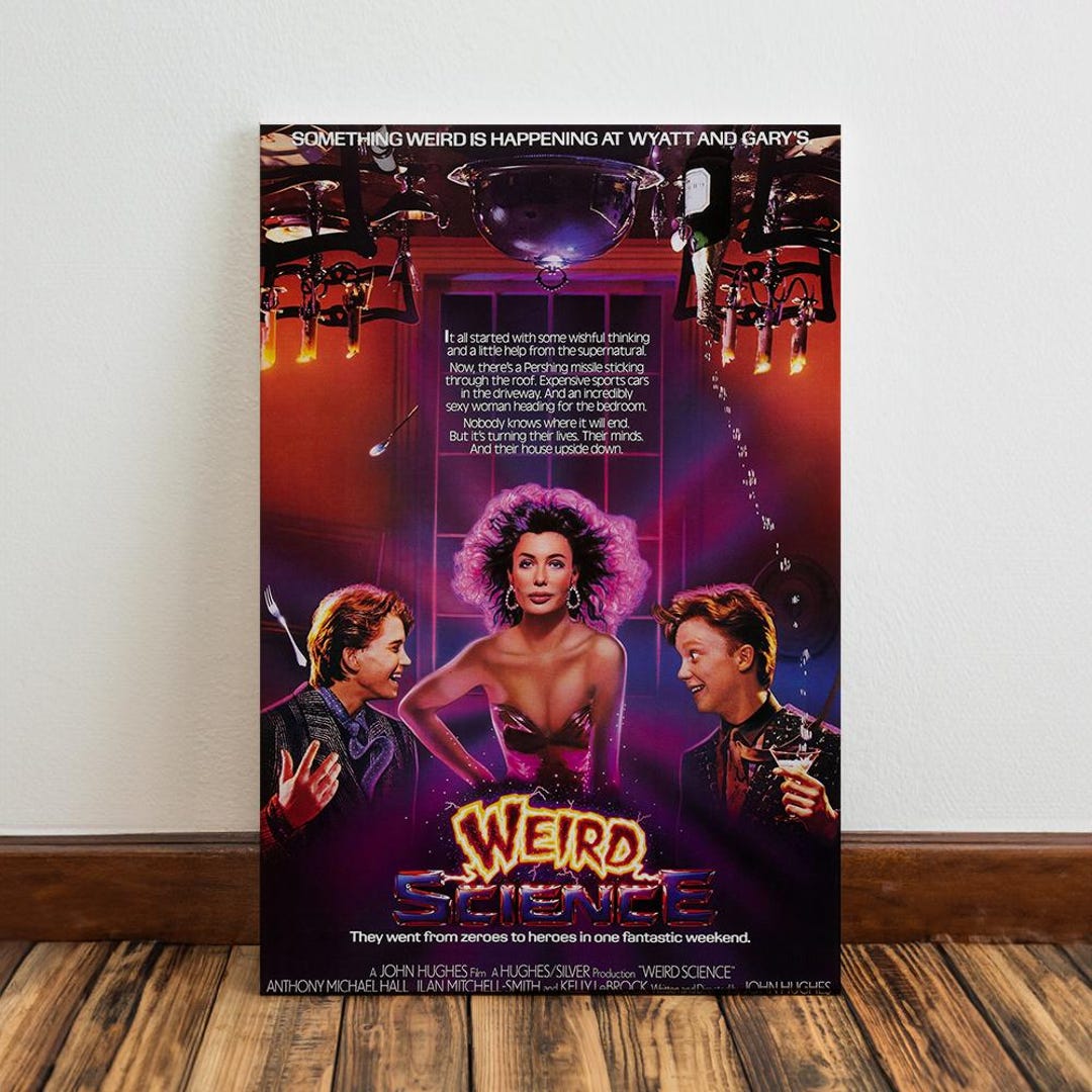 Weird Science 1985 Poster, Original Movie Poster, Wall Art Painting ...