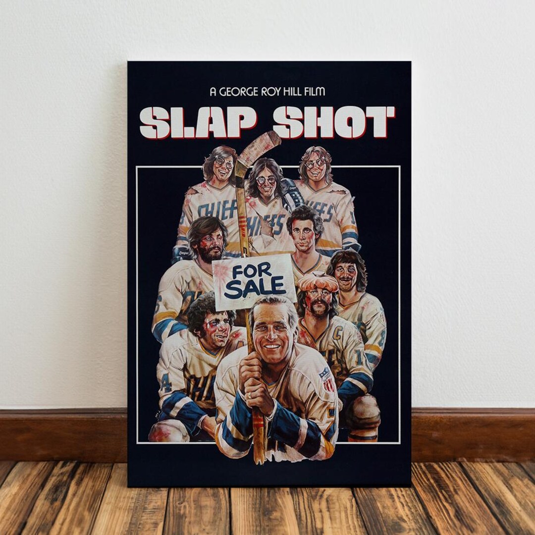 Slap Shot Poster, Original Movie Poster, Wall Art Painting, Home Decor ...