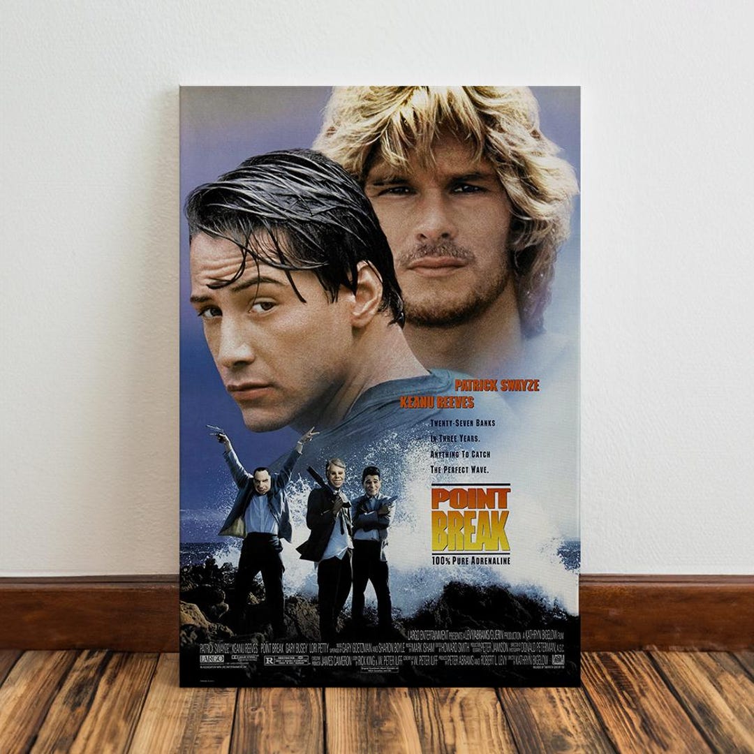 Point Break Poster, Original Movie Poster, Wall Art Painting, Home ...