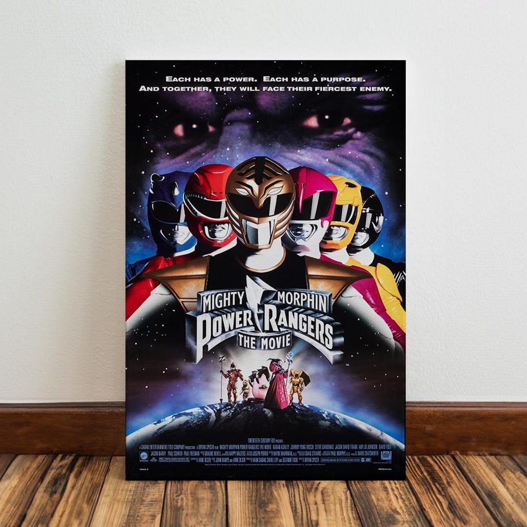 Mighty Morphin Power Rangers: the Movie Poster, Original Movie Poster ...