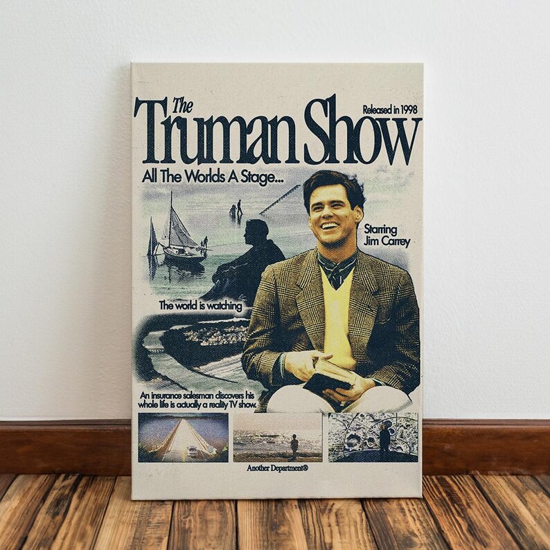 The Truman Show Poster, Original Movie Poster, Wall Art Painting, Home ...